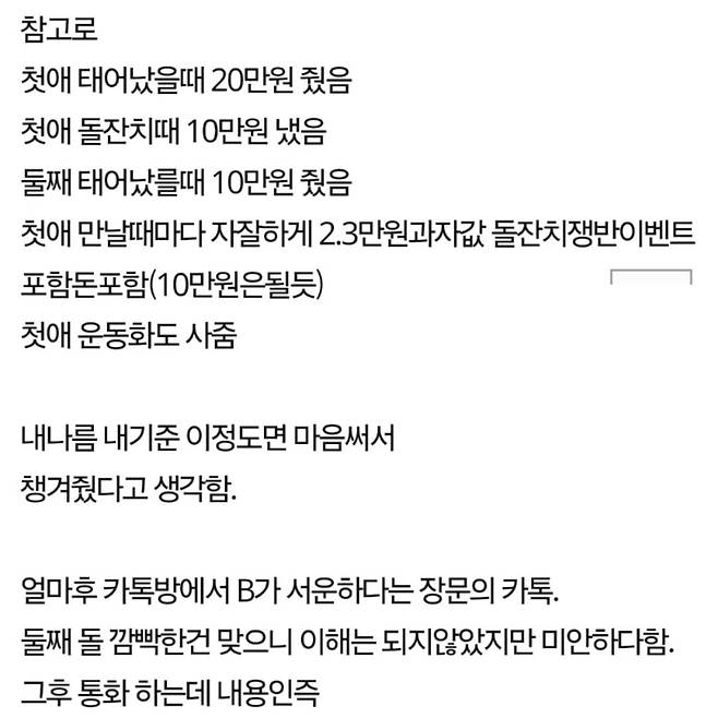 20년지기 친구가 돌 안 챙겼다고 절교하자네요 테스트모아