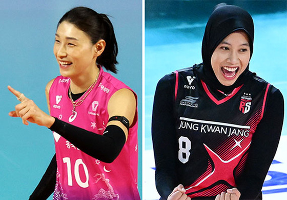 정관장 14연승 ‘블로킹흥국생명 거침없는 1위