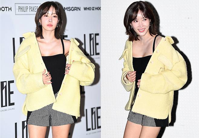 임수향 훌렁 벗고 직진 한겨울 잊은 듯 과감한 핫쇼츠 트위드재킷룩 스타와 라이프