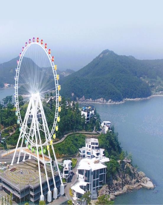 전국 최대 여수예술랜드 대관람차 한바퀴 도는데 20분