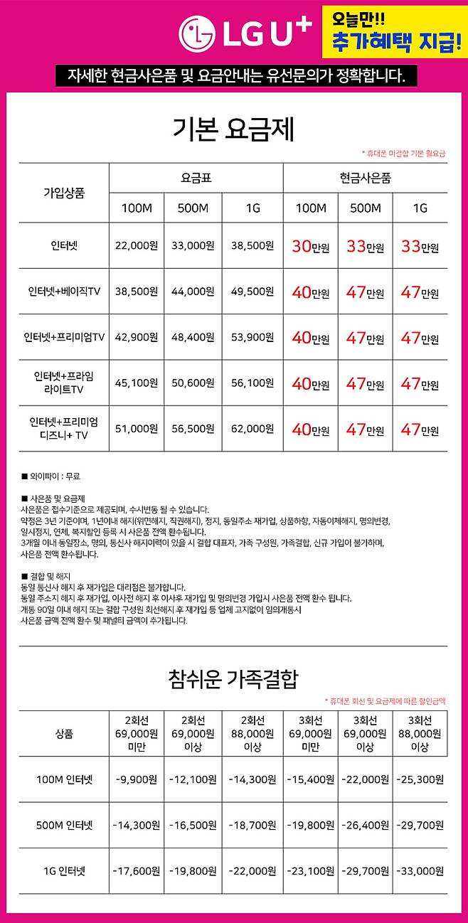 *뽐뿌에선 우리가 1등* *오늘만 비밀지원금 있습니다* *KT,SK,LG* *48만원+추가혜택* *+3만원(tv추가)* / 전액현금 당일입금 당일설치 / 주말,야간상담가능 ...