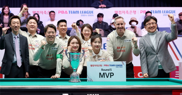 Sk렌터카 창단 첫 Pba팀리그 정규리그 1위 등극 기세 이어 파이널까지 우승 도전”