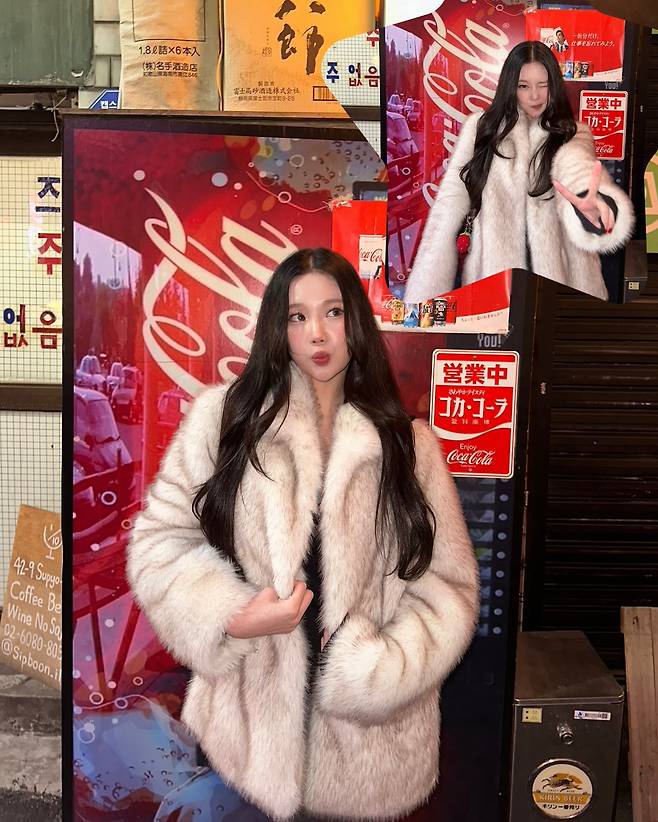 모모랜드주이 퍼자켓 걸치고 확 달라진 미모 스타픽