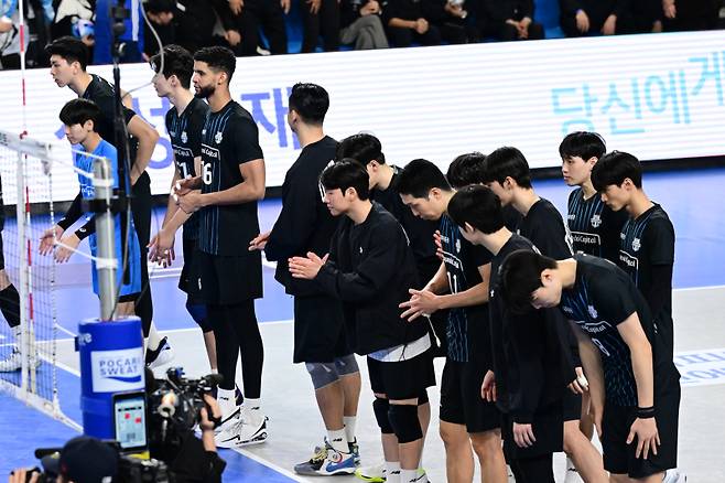 우승 축포 미룬 현대캐피탈 감독 우리가 평소에 했던 배구 하지 못해 Is 천안