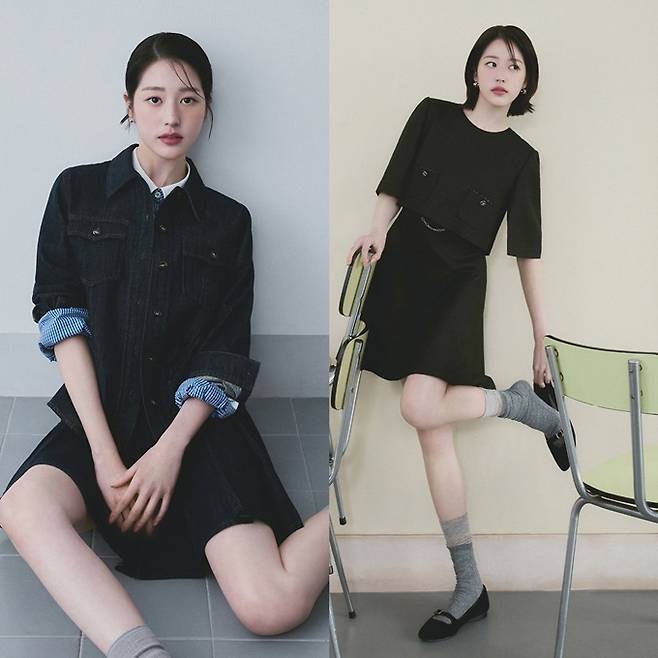 ‘장원영 친언니 장다아 축복받은 비주얼 자매 청량 러블리 봄 여친룩 패션엔