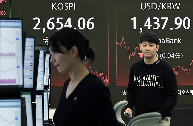 얼어붙은 소비심리에 美증시 하락코스피도 2650선 약보합