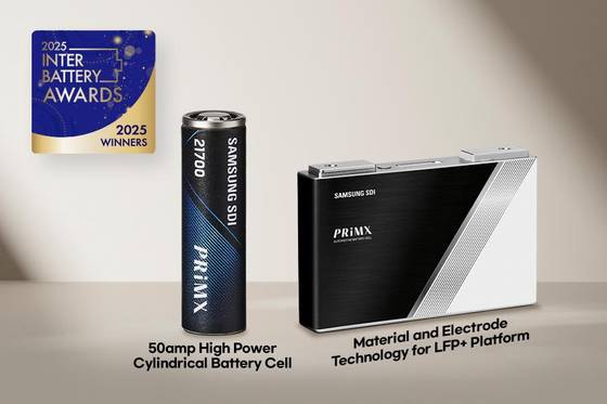 Samsung SDI's cylindrical battery, LFP+ technology win InterBattery Awards