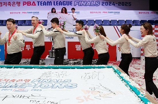 팀리그 최강 ‘강레조 삼각편대 응오 대변신 탄탄한 팀웍sk렌터카 우승 3대 키워드