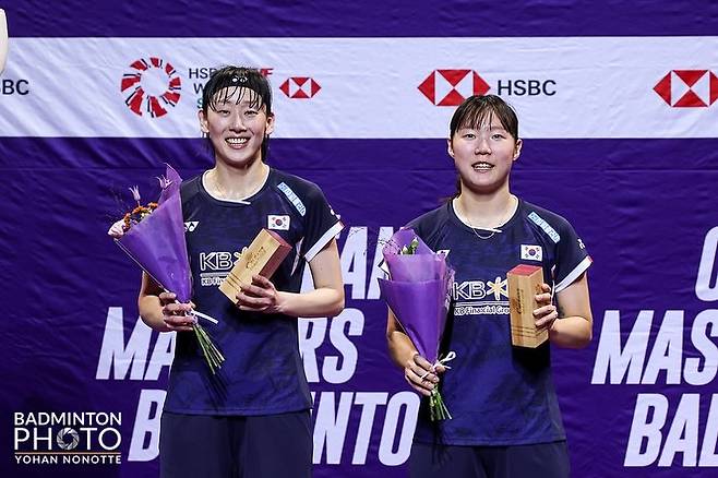 여자복식 코리안 더비김혜정 공희용 이소희 백하나 꺾고 우승 오를레앙 마스터스