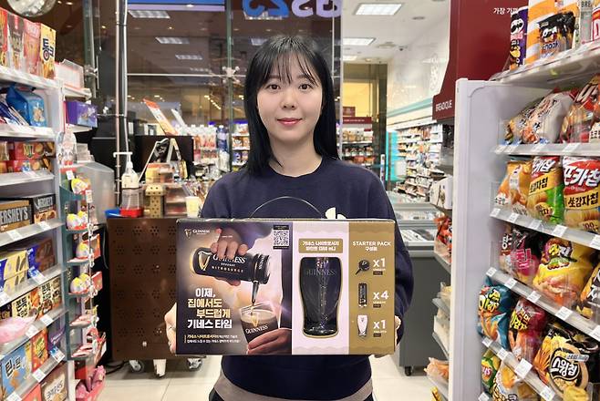 GS25, ‘선양오크소주’ 기세 몰아 ‘기네스 나이트로서지’ 띄운다