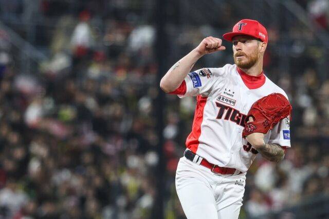 KIA 올러 3월인데 155km라니, 슬러브도 모자라 6색조 매력 폭발…KKKKKK, 1선발 같은 3선발 등장[MD광주]