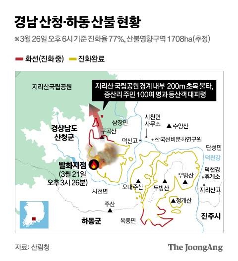 이슈/유머 - 지리산 덮친 괴물 산불 잡으려…'5배 물폭탄' 미군헬기 온다