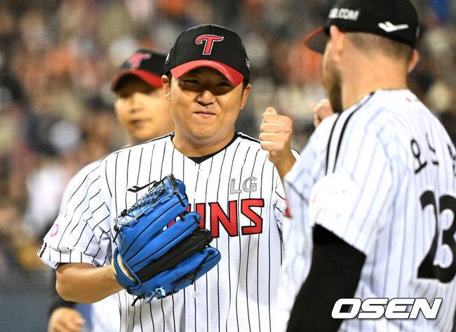'승승승승승' LG 또 이겼다. 개막 5연승 신났다...'4연패' 한화, 28이닝 연속 무득점 [잠실 리뷰]
