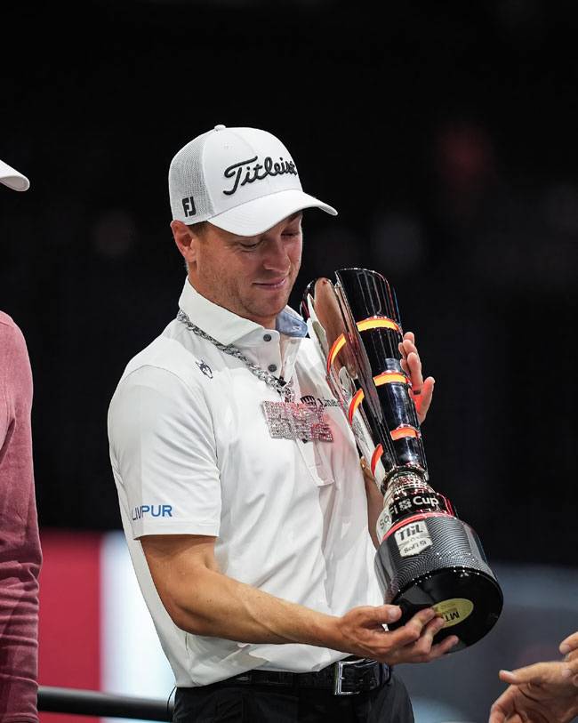 토머스, 올 출범한 ‘스크린골프리그 TGL’ 우승 입맞춤[Golfer & Record]