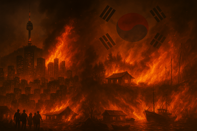 산불로 더 더워질 한국 2100년에는 전국이 불쏘시개 되나
