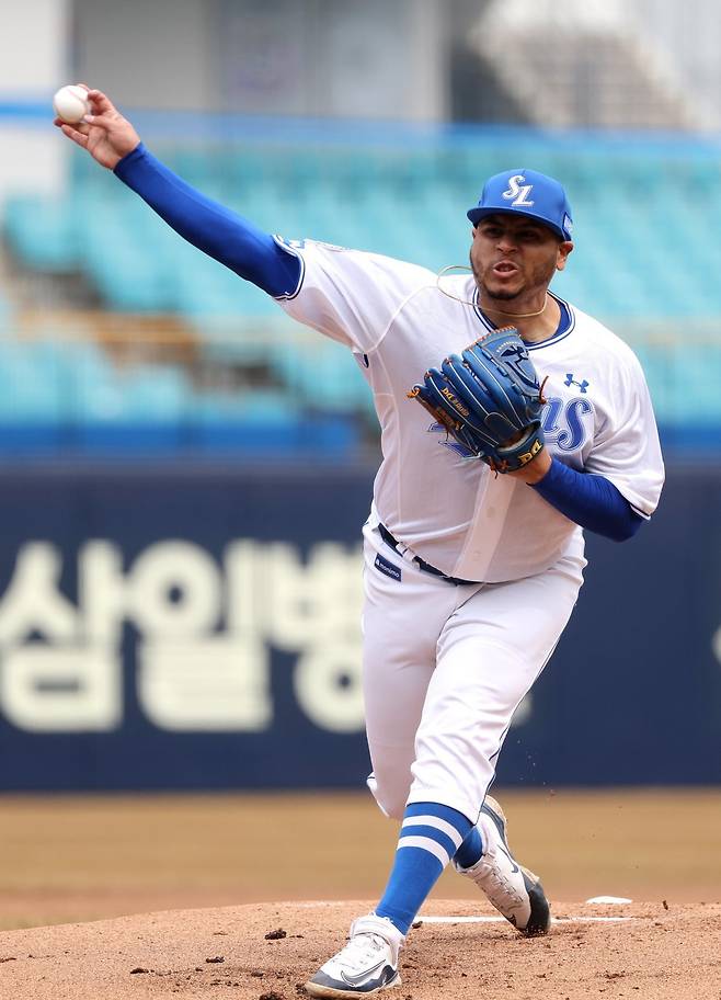 삼성 순항의 비결 ‘후라도 레예스 원태인 확실한 스리펀치를 주목하라
