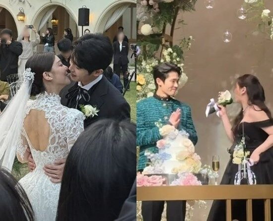 에일리 결혼식서 입맞춤→♥최시훈 향한 세레나데미니 콘서트 같아 현장 공개 Md이슈 종합