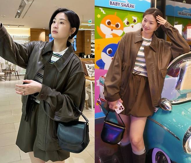 전진 아내 류이서 청순 끝판왕 가죽 재킷도 여신핏 되는 외출룩 뷰티는 내운명