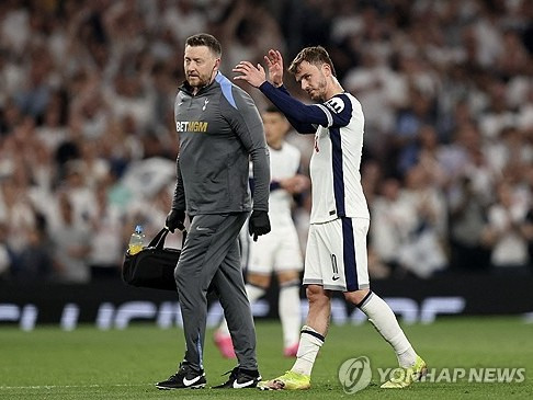 손흥민 우승해야 하는데…BBC "매디슨 시즌 OUT 의심"→토트넘 UEL 우승 도전 '빨간불'