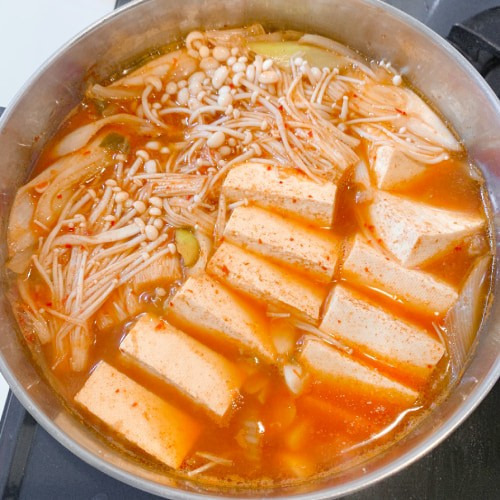 김치찌개에 ‘이 재료는 꼭 넣으세요 수명이 4년 늘어납니다 유기농 레시피 일기장
