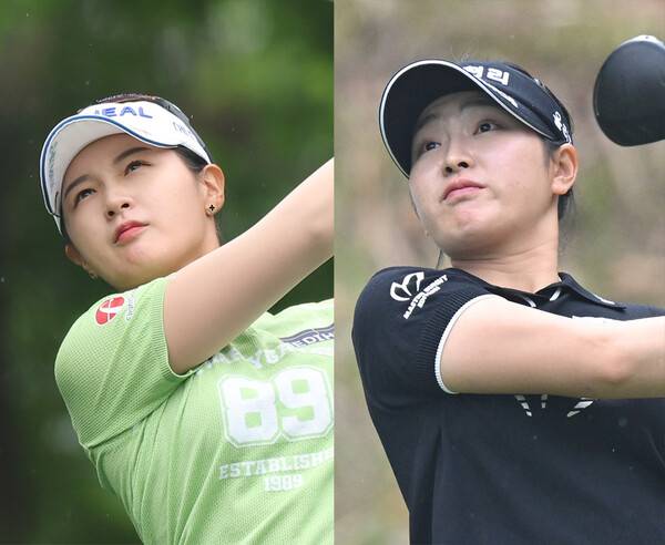 '몸 풀린' 박현경, 역전으로 16강 진출…유현조와 맞대결 [KLPGA 두산매치플레이]