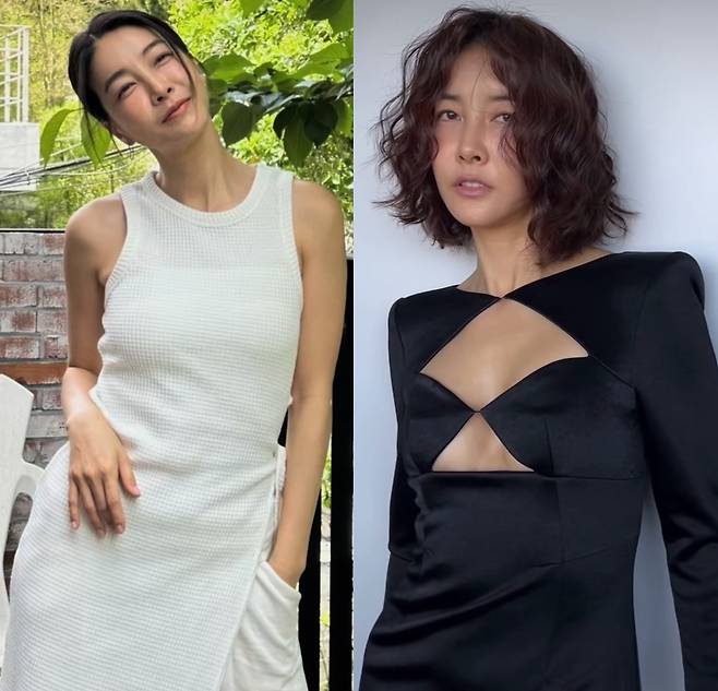 클럽에서 만난 남편 ️ 3개월 만에 혼인신고한 42세 여배우 원피스룩 스타와 패션