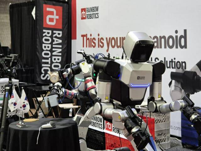 레인보우로보틱스 '양팔로봇' 더 똑똑해졌다