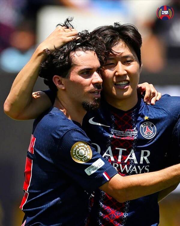 '강인 어디갔어!'→韓 1호 역사 탄생 배경 공개...PSG 동료 비티냐 클럽월드컵 PK? "득점이 필요한 선수 향해 양보했어"