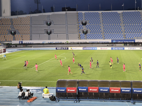 여자축구 WK리그 수원FC위민, 경남창녕WFC에 1-0 승리