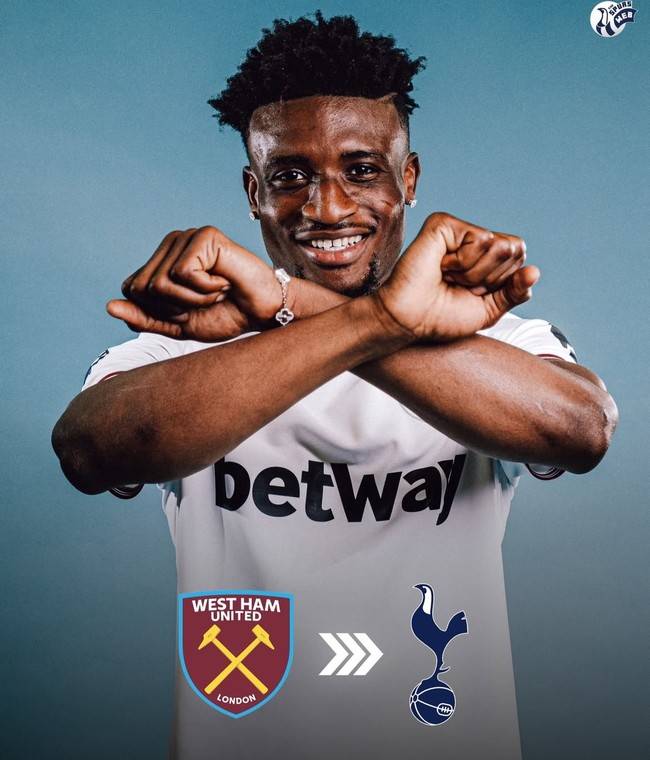 웨스트햄 특급 멀티 플레이어, 토트넘이 원한다...925억 제시→바이아웃은 1573억