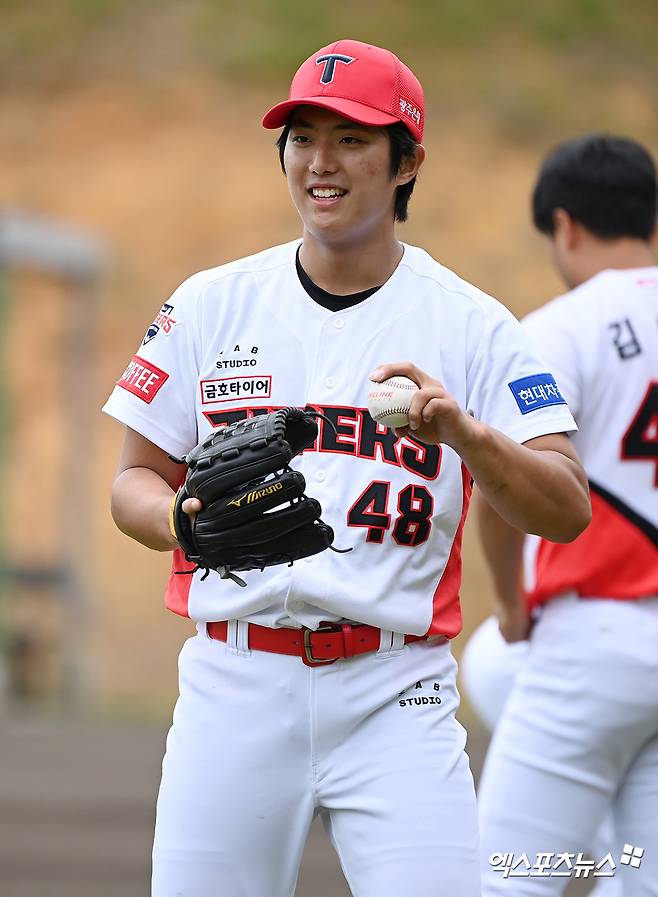 KIA 희소식! '첫 실전' 이의리, 최고 151km/h+2이닝 비자책..."잘 준비하고 있어" 꽃감독 만족 [인천 현장]