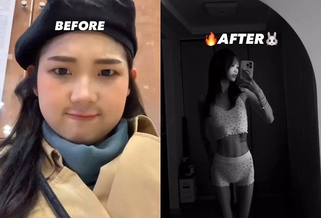 '최진실 딸' 최준희, 96→41kg 다이어트 전후 보니…극단적 감량 '충격'