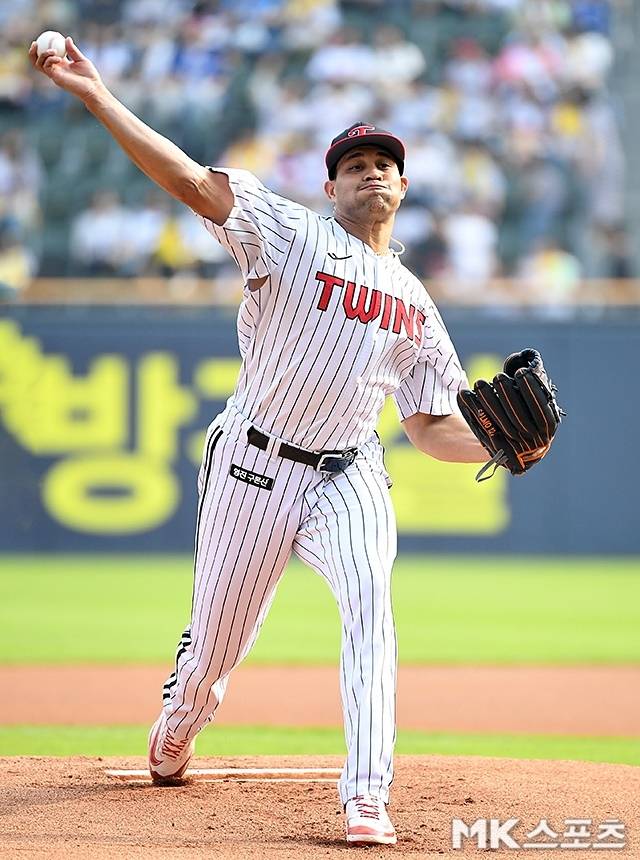 “충분히 승산 있어”→KKKK 1실점…반등 계기 마련한 치리노스, 치열한 선두권 경쟁 벌이는 LG에 날개 달아줄까