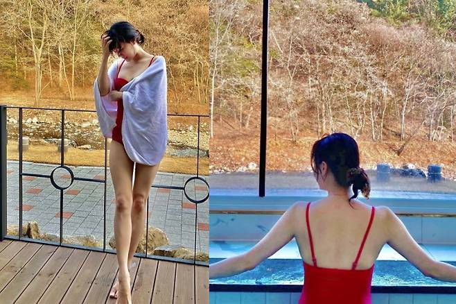 "다이어트가 신의 한수"171cm에 45kg…12kg 감량한 여배우,수영복 패션 난리 | 포켓뉴스