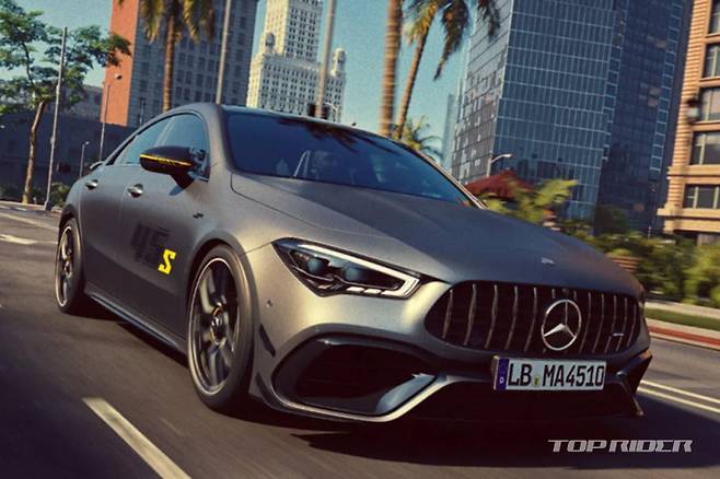 CLA 45 AMG 파이널 에디션 공개, 대형 리어 윙 탑재 | 탑라이더
