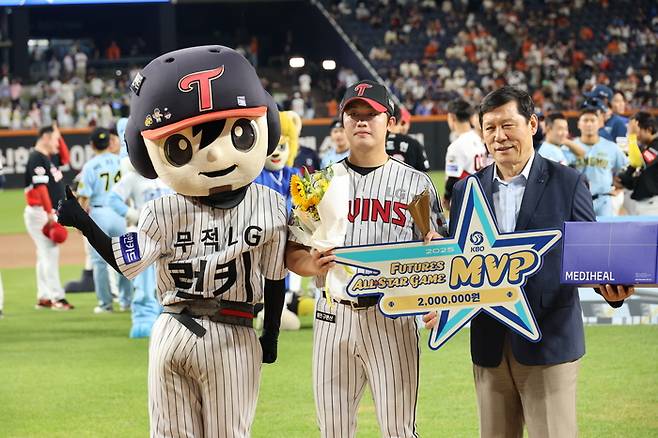 퓨처스 올스타 ‘MVP’ LG 손용준 “염경엽 감독님, 시간 되시면 저 한 번 봐주세요” [SS대전in]