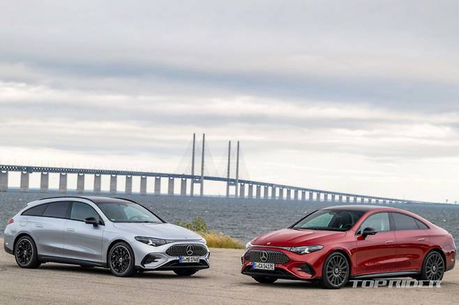 벤츠 신형 CLA 슈팅브레이크 공개, 선루프에 삼각별 '158개' | 탑라이더