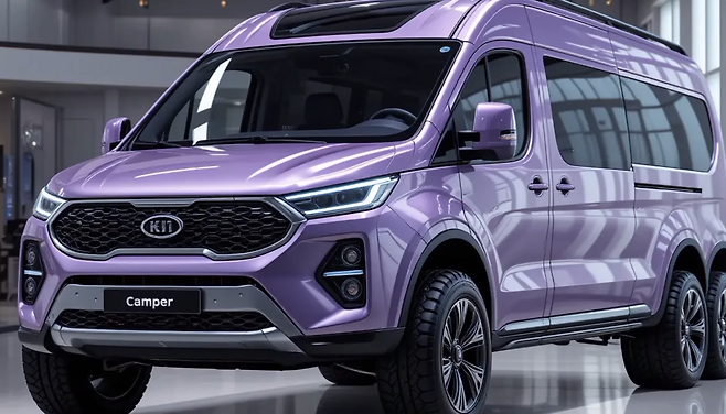 “캠핑카 수준이 이래도 돼?” 기아 6륜 괴물의 정체 공개 | EV-Hotissue