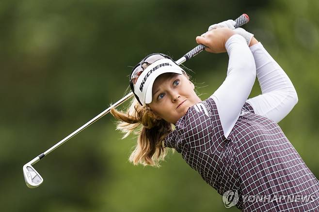 이정은, LPGA 투어 CPKC 여자오픈 3R 공동 5위…이민지 선두