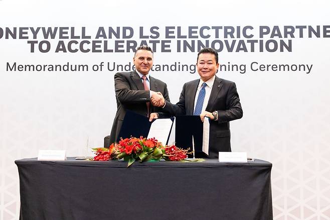 LS일렉트릭-美 하니웰, 전력 설루션·BESS 공동개발 MOU… 북미 공략 박차