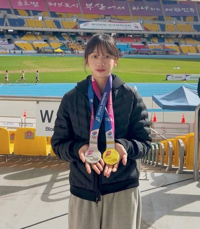경운대 육상부, 전국체전 금1·은4·동3…여자 100m 최유빈 ‘여대부 최고 스프린터’ 등극