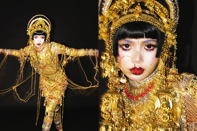 블핑 리사, '히바로' 그 자체! 핼러윈 종결한 역대급 코스프레 완성 | FashionNavi