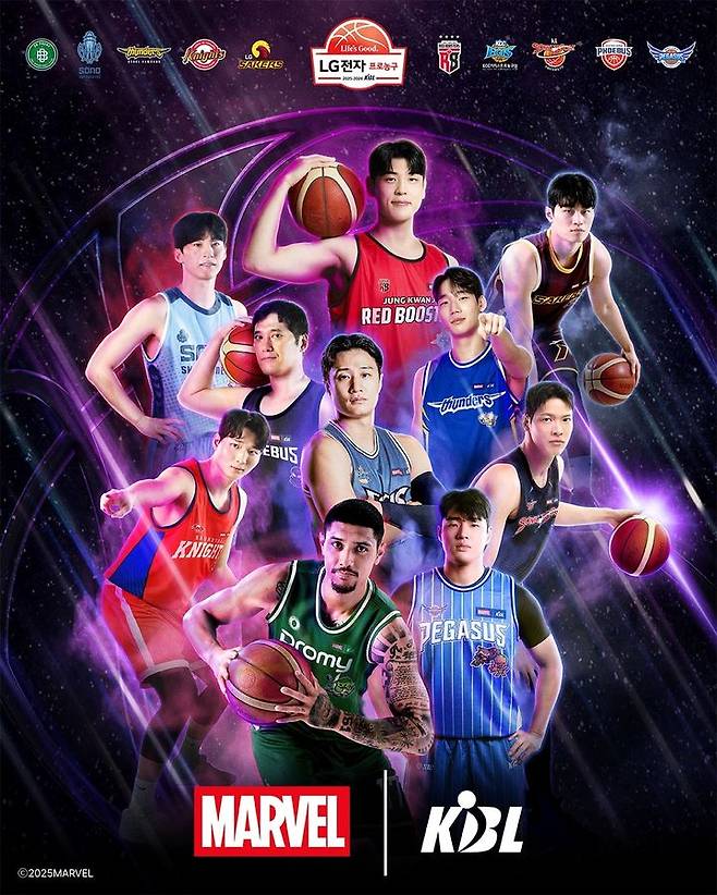 프로농구 KBL, 디즈니코리아와 함께 마블 테마 협업