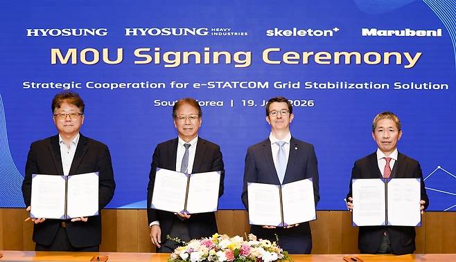 Hyosung Heavy partners with Skeleton, Marubeni on e-Statcom