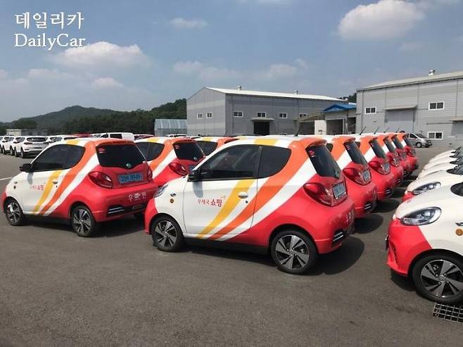 전기차 쎄미시스코 D2 우편배달용 20대 공급냉·난방 시스템 적용 데일리카