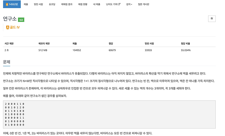 [BOJ] #14502 연구소, #18405 경쟁적 전염, #2630 색종이 (JAVA) — Run to Develop