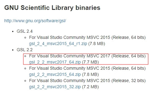 Visual Studio 2022에서 GSL(GNU Scientific Library) 사용하기