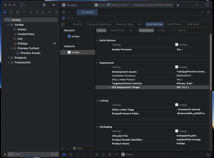 [오류 해결 방법] The iOS deployment target 'IPHONEOS_DEPLOYMENT_TARGET' is set to 16.0, but the range ...