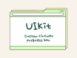 [ UIkit ] Custom circular progress bar 원형 프로그레스바 만들기