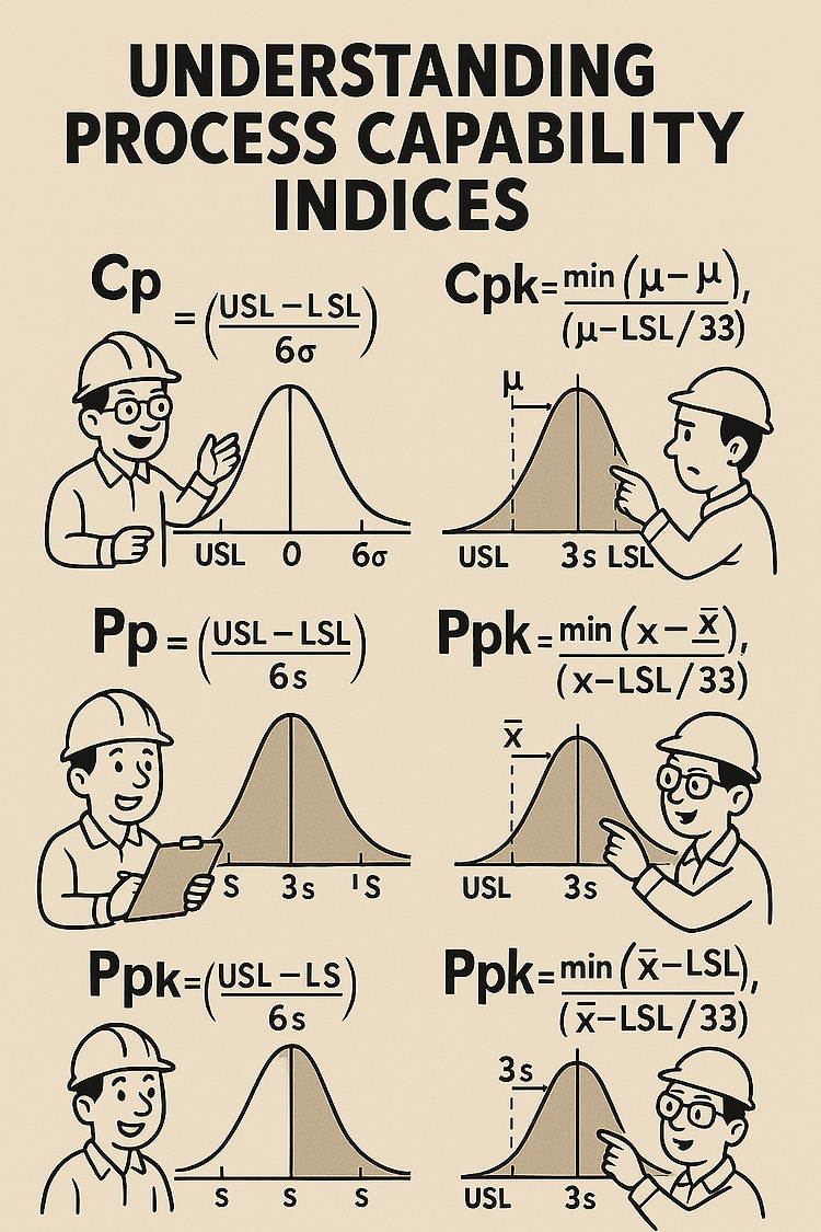 공정 관리 지수 - Cp, Cpk, Pp, Ppk 완전 정복 [ 이해하기 쉽게 떠먹여주는 ] — 곽병맛의 인생사 새옹지마
